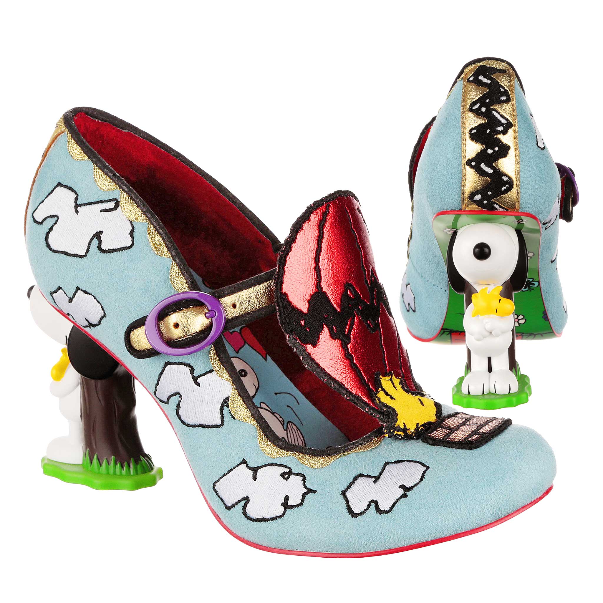 Irregular Choice Peanuts Snoopy Hot Air Balloon Comic Concept High Heel ...